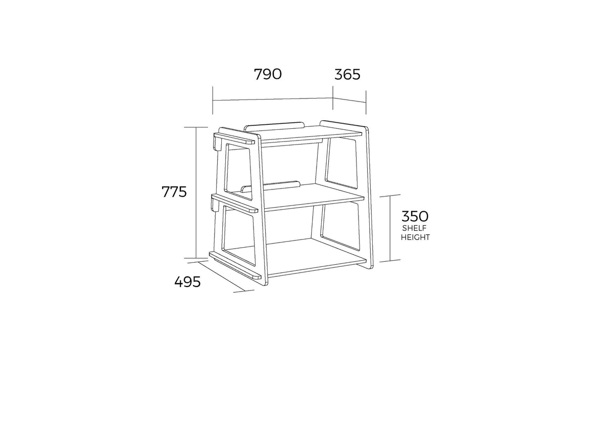 The Mini Shelf | Various Colours – Pop Up Desks